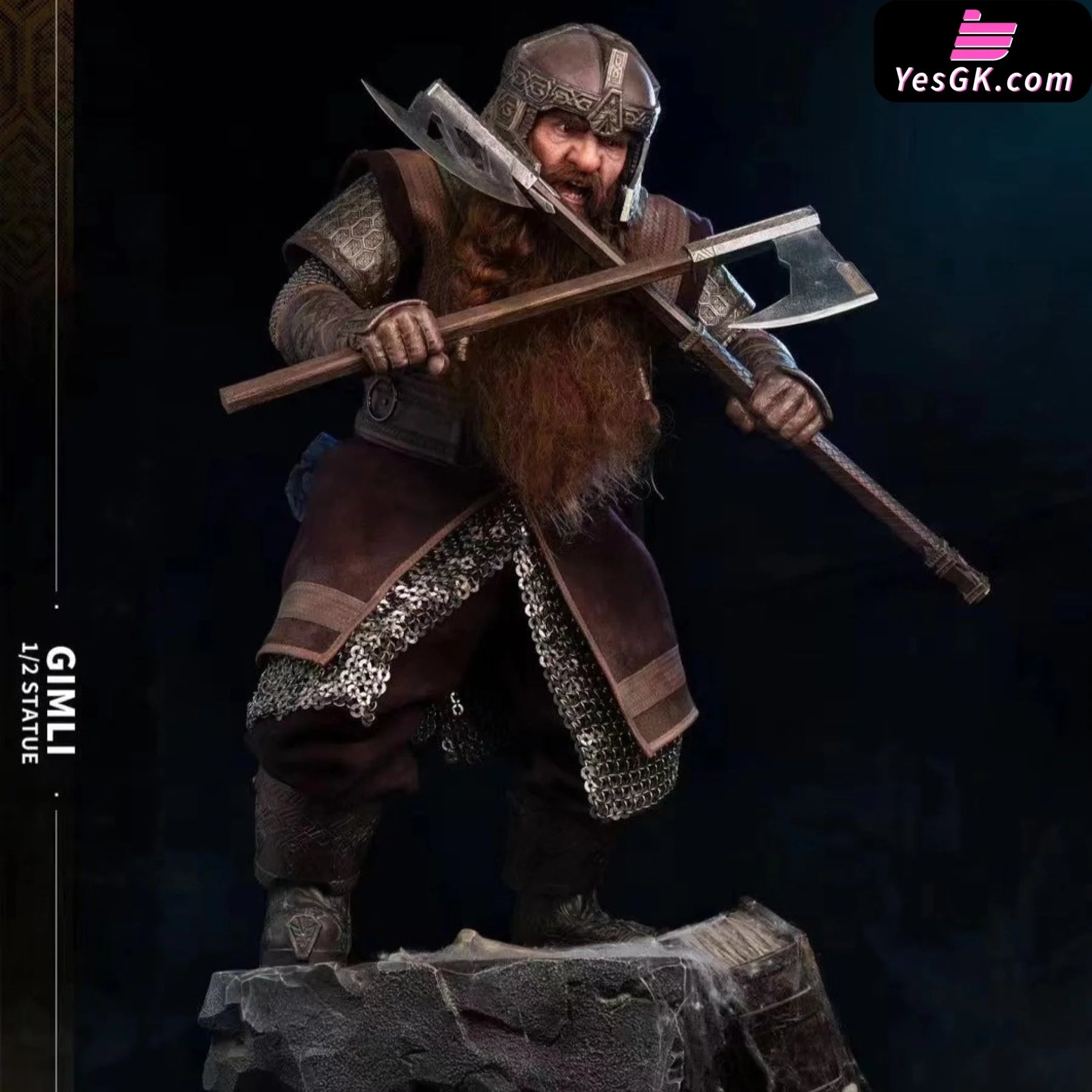 The Lord Of The Rings Gimli 1 2 Full Body Portrait Licensed Statue The Lord Of The Rings Gimli 1 2 Full Body Portrait Licensed Statue