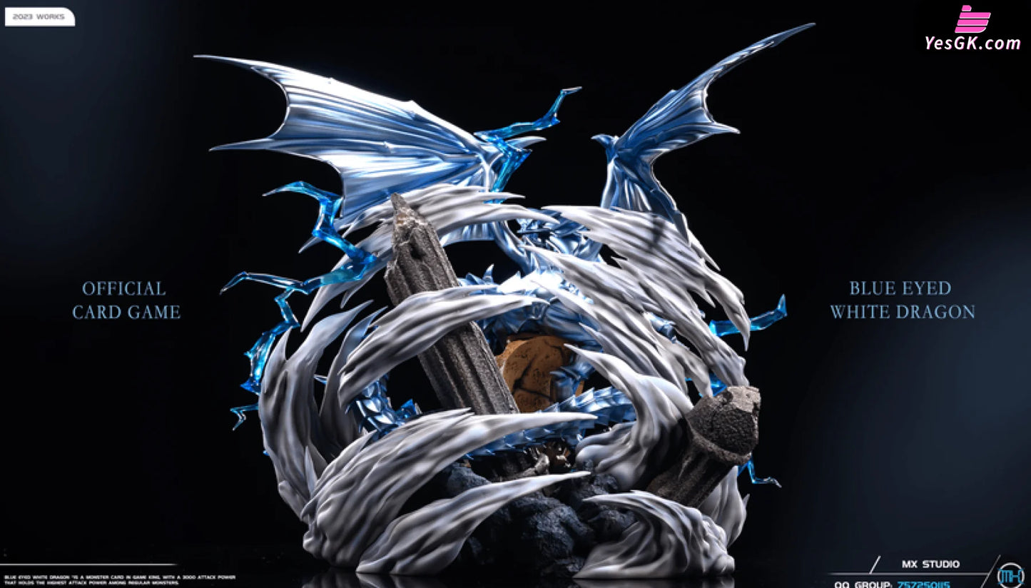 Yu-Gi-Oh Statue #2 Blue Eyes White Dragon Resin Statue - MX Studio [Pr ...
